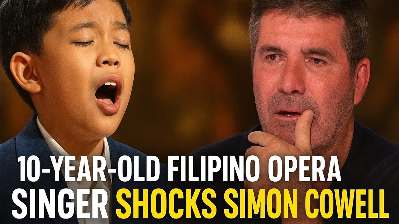 10-Year-Old Filipino Opera Singer SHOCKS Simon Cowell | Golden Buzzer ...