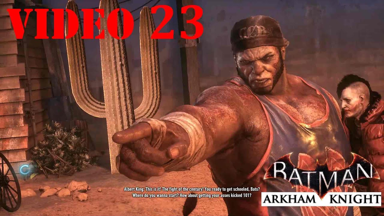 BATMAN ARKHAM KNIGHT | Fight with Albert King | Gameplay Video 23 - YouTube
