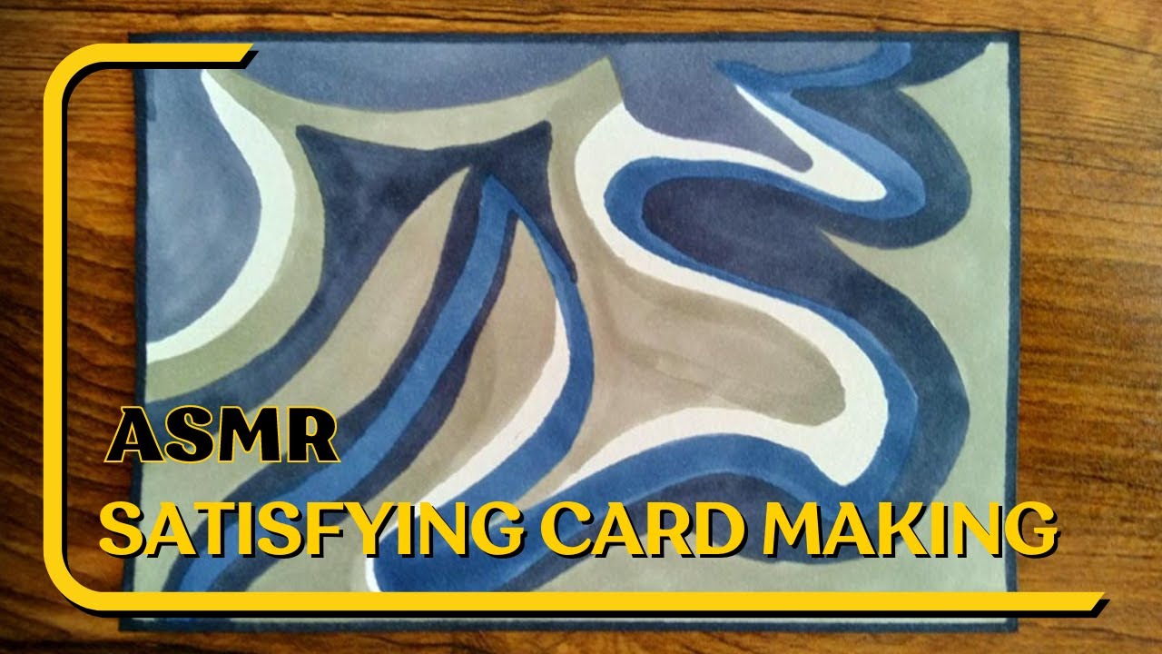 The Satisfying Sound of the Handmade Card Making Process - YouTube