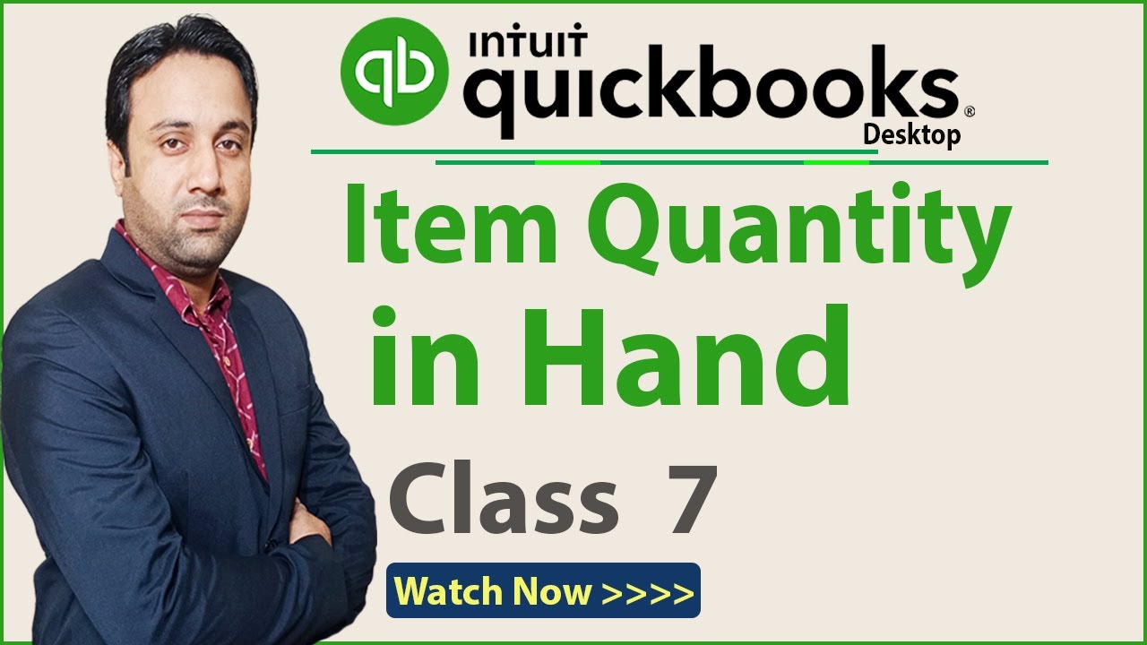 How to Adjust Quantity On Hand QuickBooks Desktop - YouTube