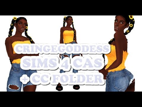 Sims 4 CAS + CC Folder - YouTube