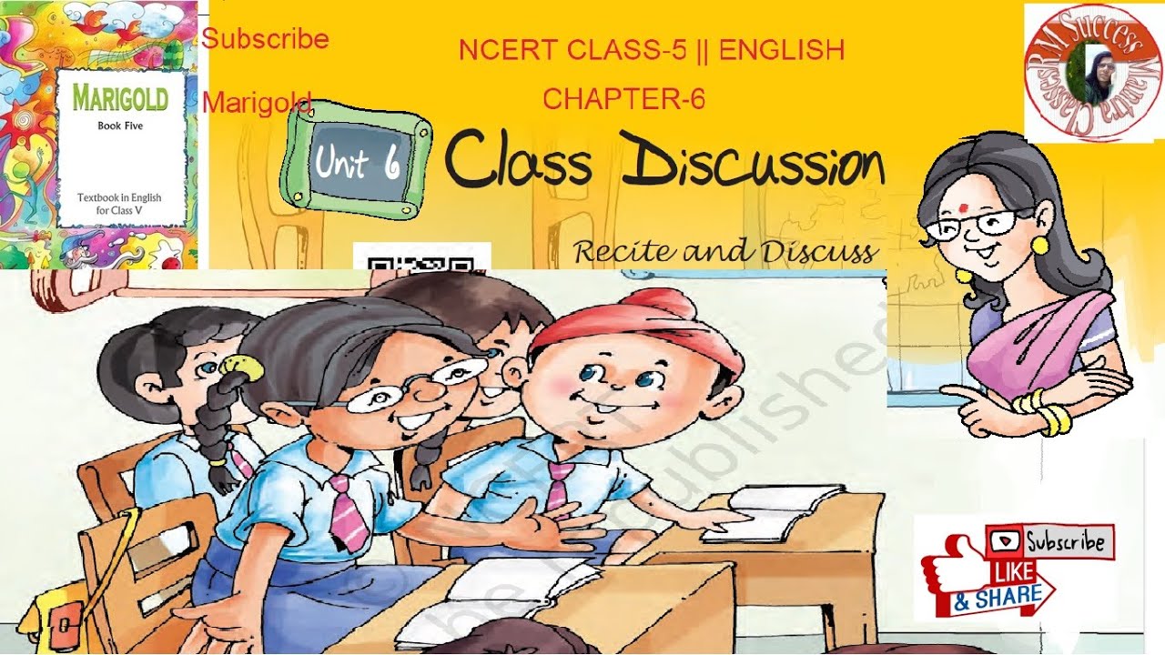 Class Discussion (Poem) || Class-5 || Chapter-6 || English || Marigold ...