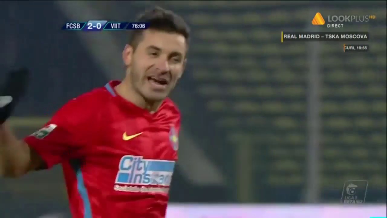Lucian Filip marcheaza pentru 2-0! FCSB - Viitorul! Etapa 19! Sezon ...