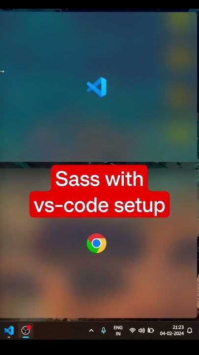 sass/scss with vs-code setup under 1 mins #css3 #html #scss #vscode - YouTube