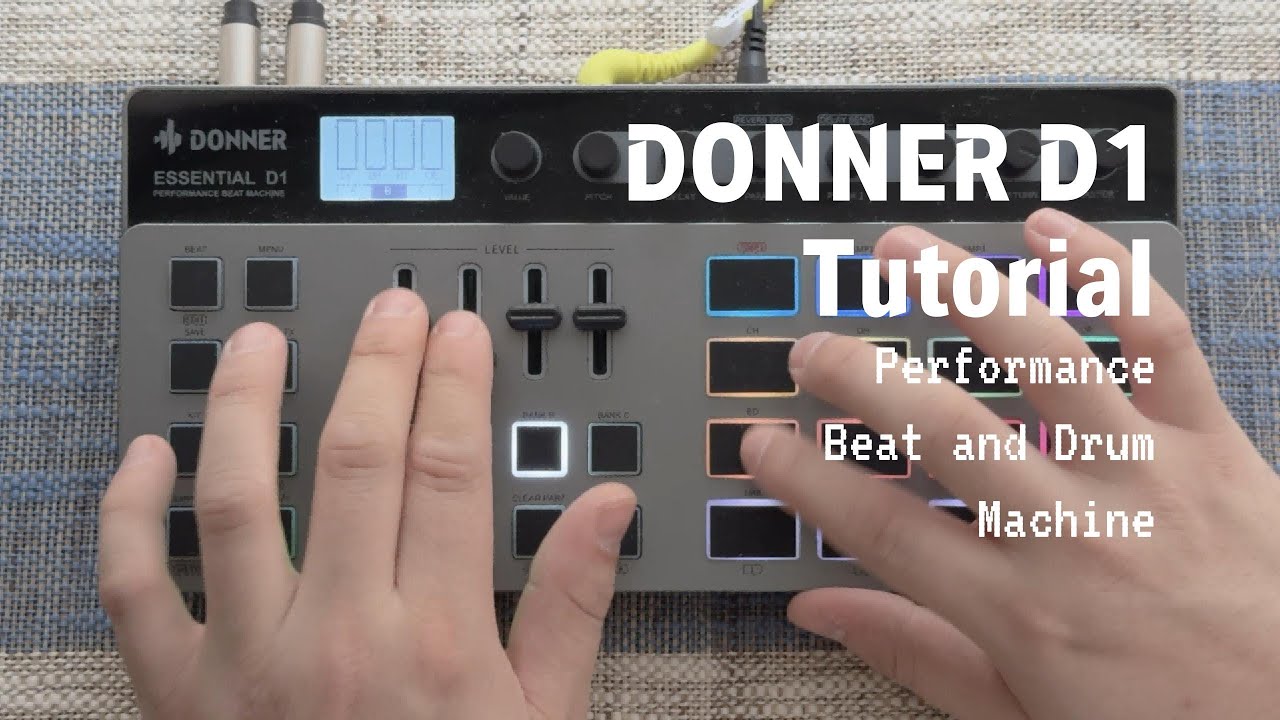 Donner D1 Tutorial By Yukes I Performance Beat and Drum Machine - YouTube