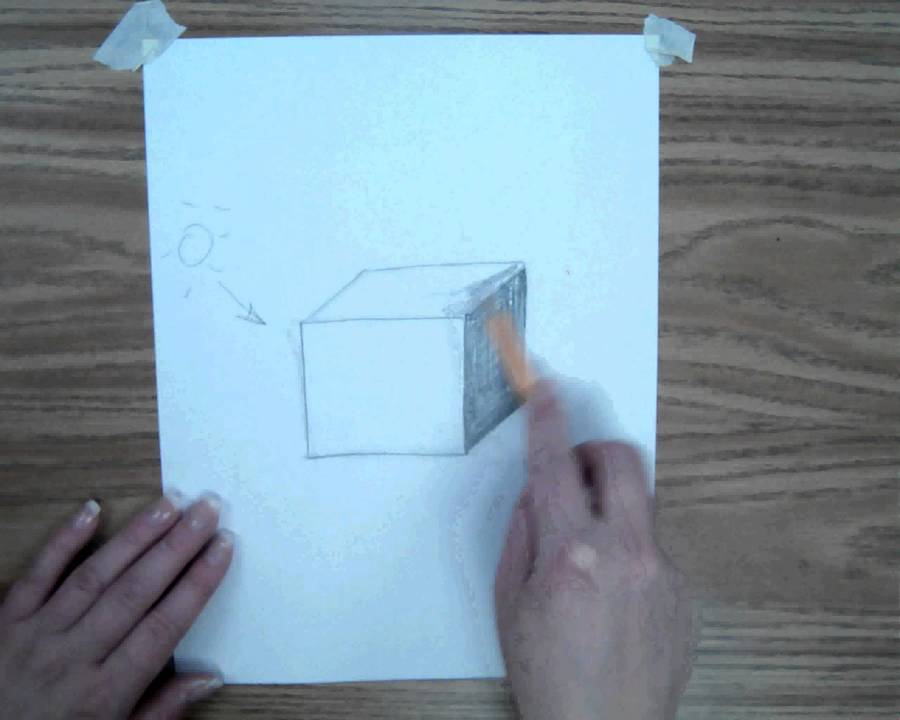 Drawing a cube using value - YouTube