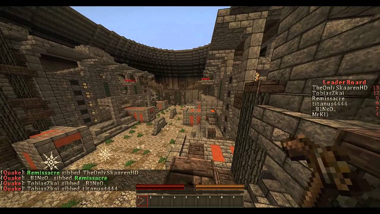 Minecraft QuakeCraft - YouTube