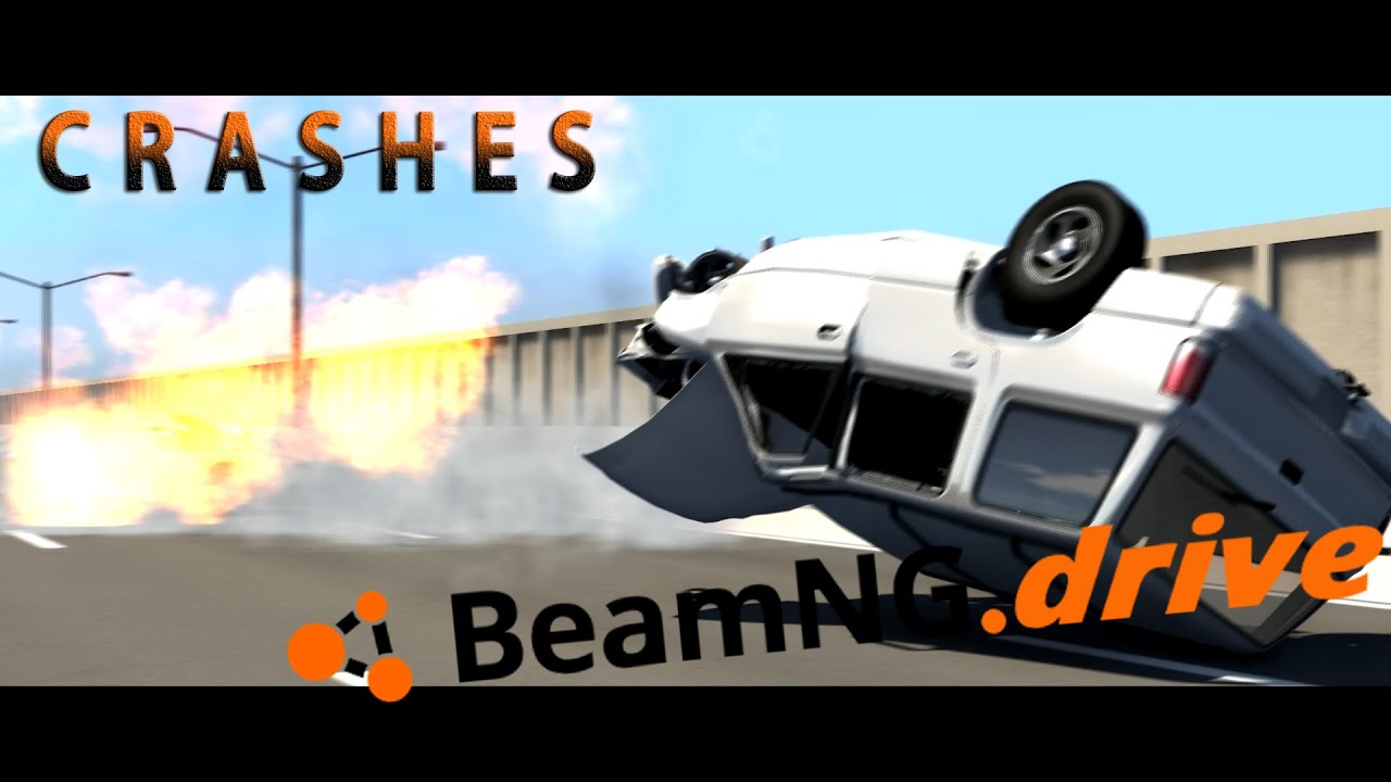 BeamNG Drive - Spectacular Crashes and Smashes #5 - YouTube
