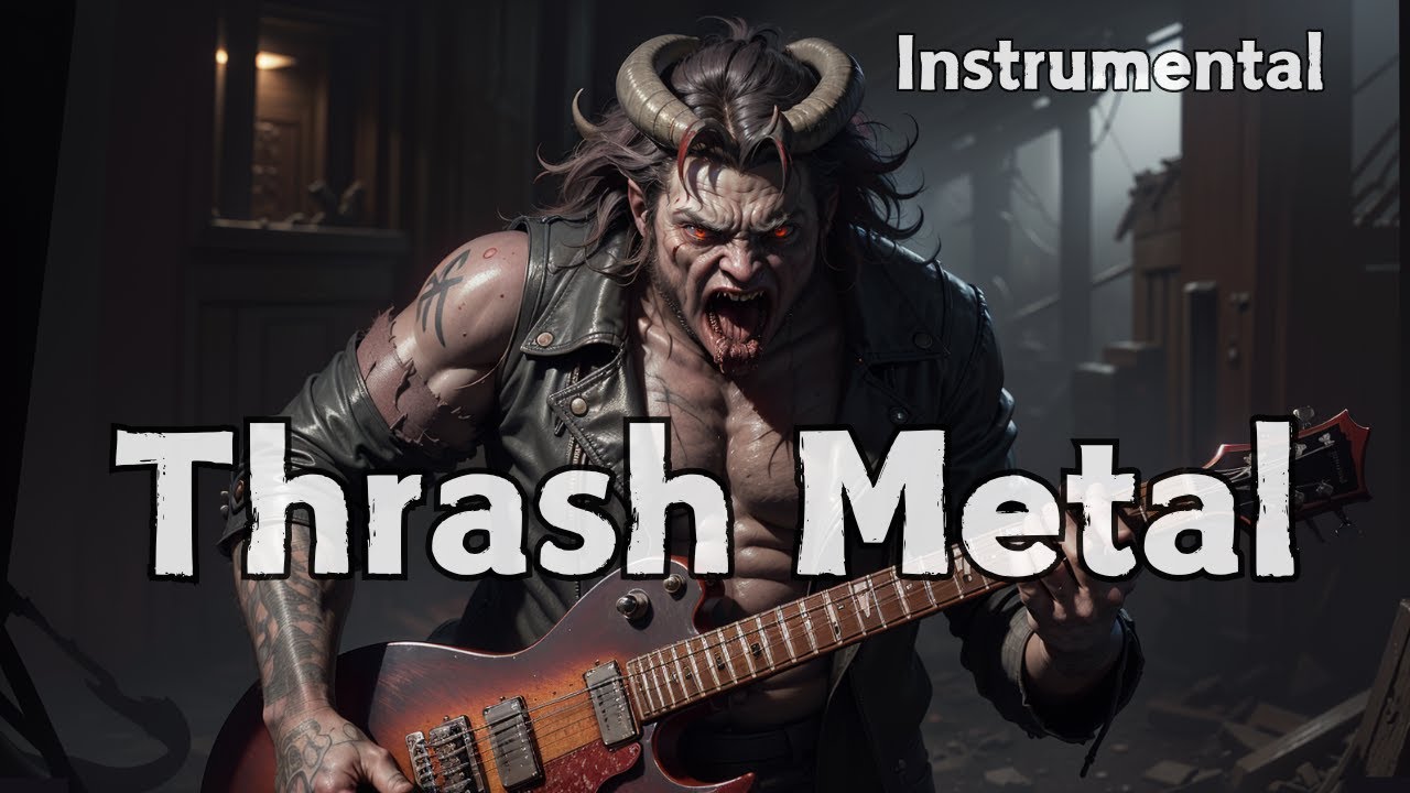 Thrash Metal Playlist🎸Powerful Riffs and Beats Played with Muscles ...