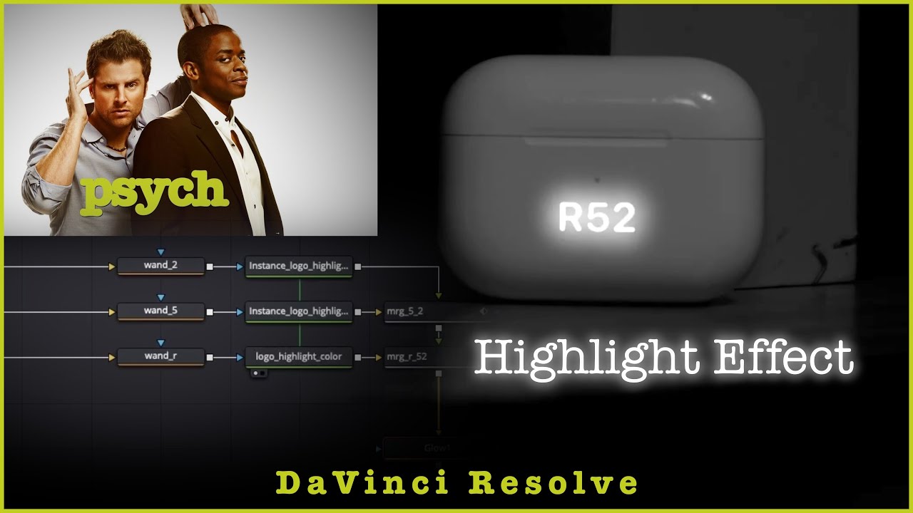 Highlight Image Elements | psych effect in DaVinci Resolve - YouTube