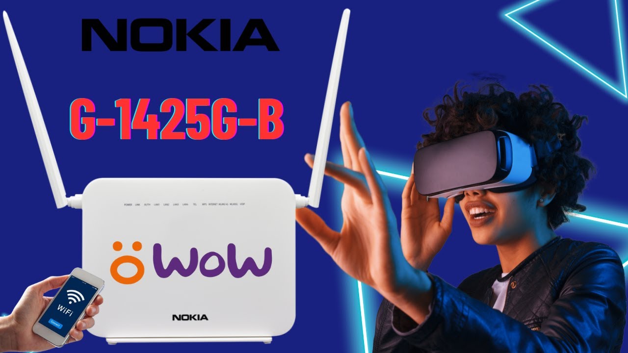 ROUTER NOKIA G-1425G-B MODO REPETIDOR WIFI - YouTube