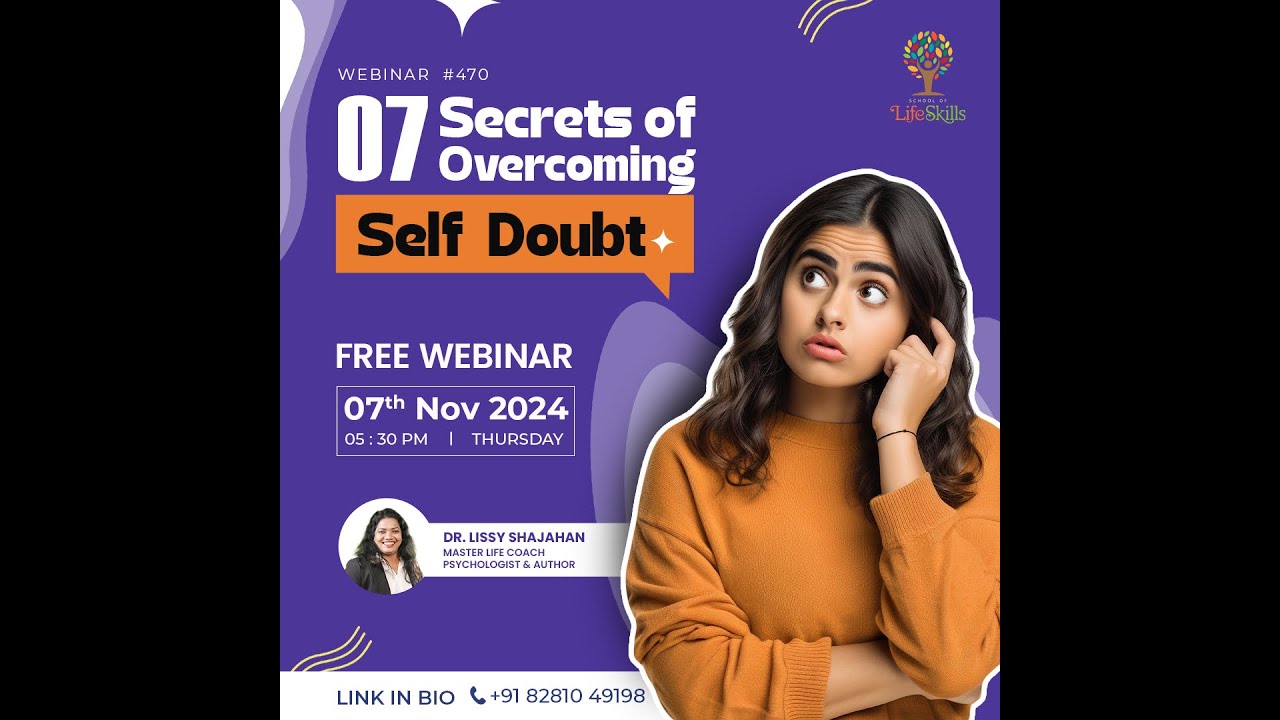 7 SECRETS OF OVERCOMING SELF DOUBT | Dr. Lissy Shajahan - YouTube