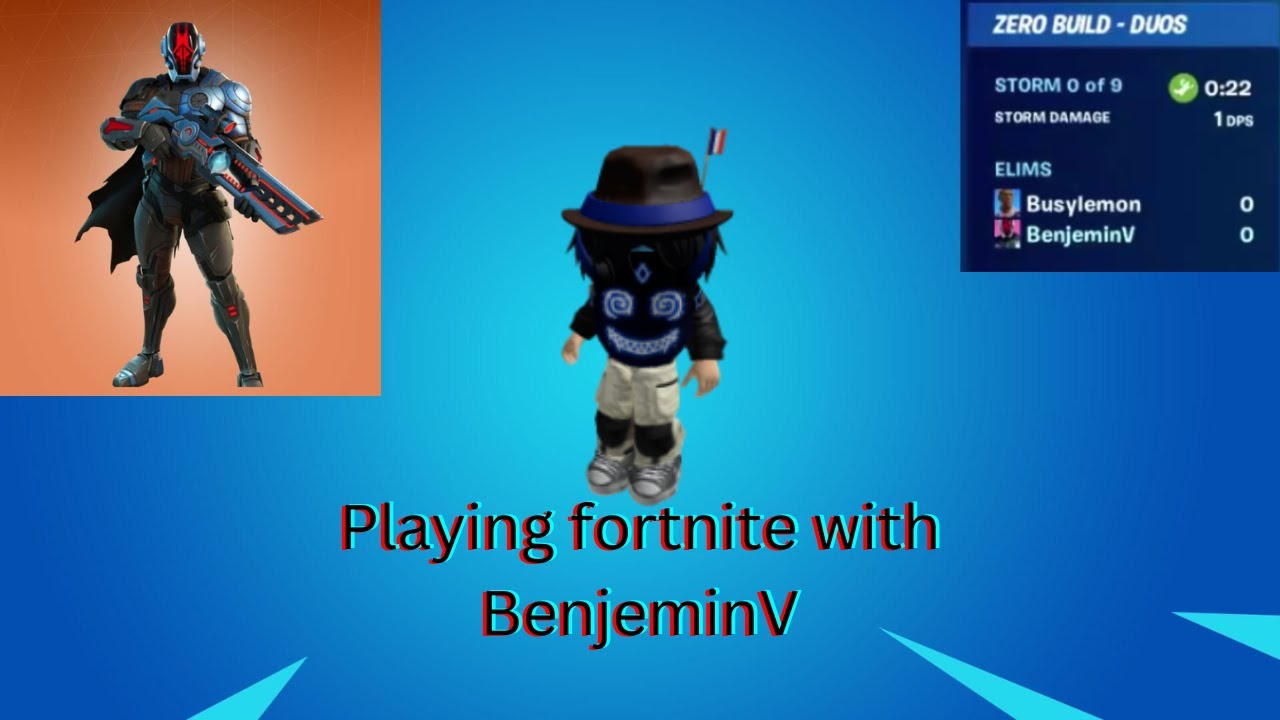 Playing Fortnite with BenjeminV! - YouTube