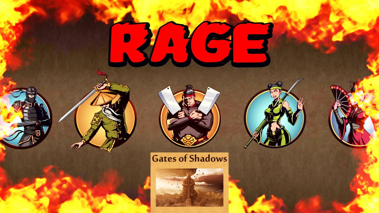 Shadow Fight 2. Gates of Shadows Rage Compilation. - YouTube