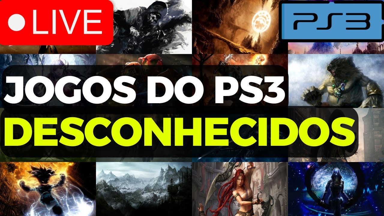 CONHECENDO JOGOS DESCONHECIDOS DO PS3 AO VIVO! - YouTube