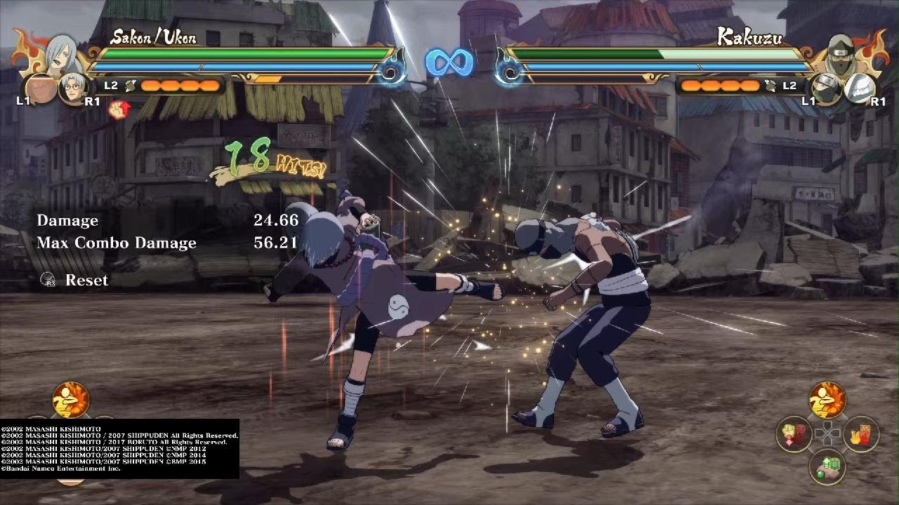 NARUTO X BORUTO Ultimate Ninja STORM CONNECTIONS Sakon/Ukon Combo #1 ...