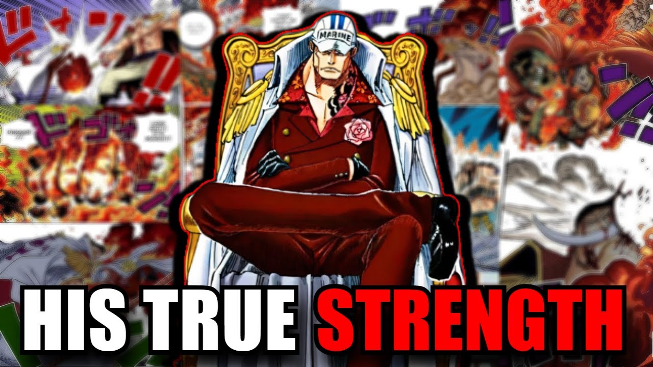 The Unstoppable Power Of Akainu. | One Piece Strongest Marine. - YouTube