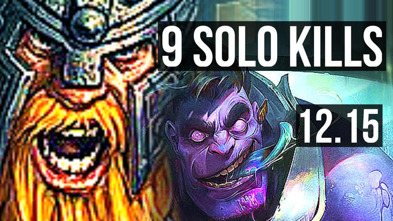 OLAF vs MUNDO (TOP) | 9 solo kills, 68% winrate | KR Diamond | 12.15 ...