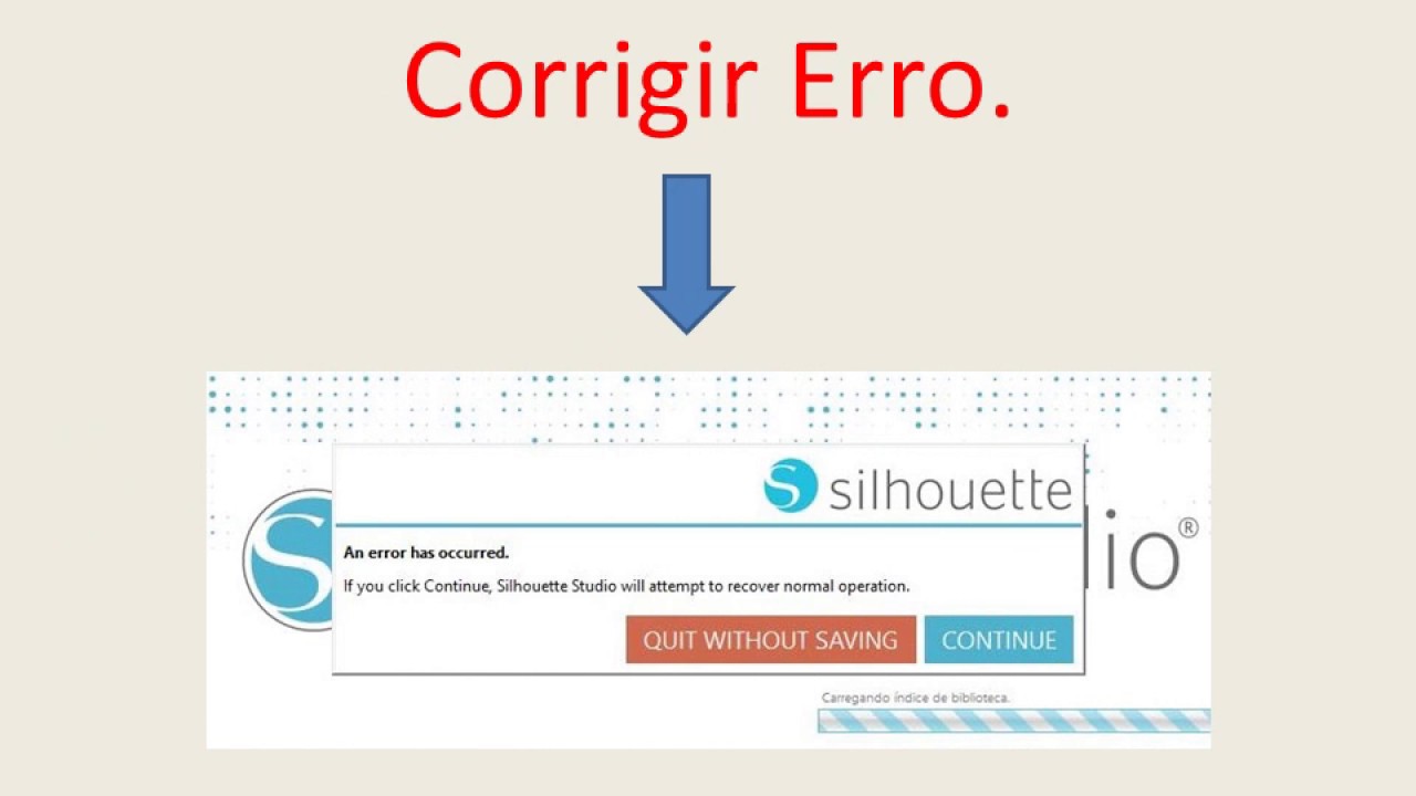 Corrigir Erro silhouette studio - YouTube