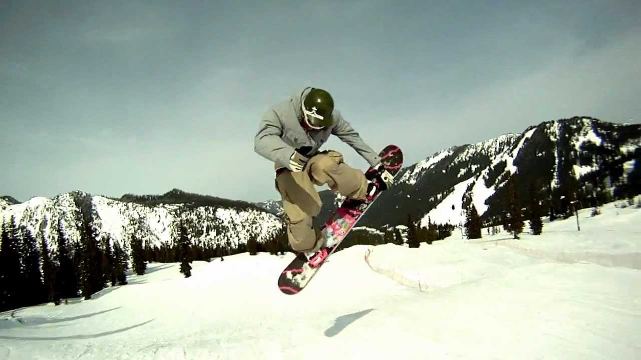 Stevens Pass Terrain Park - YouTube
