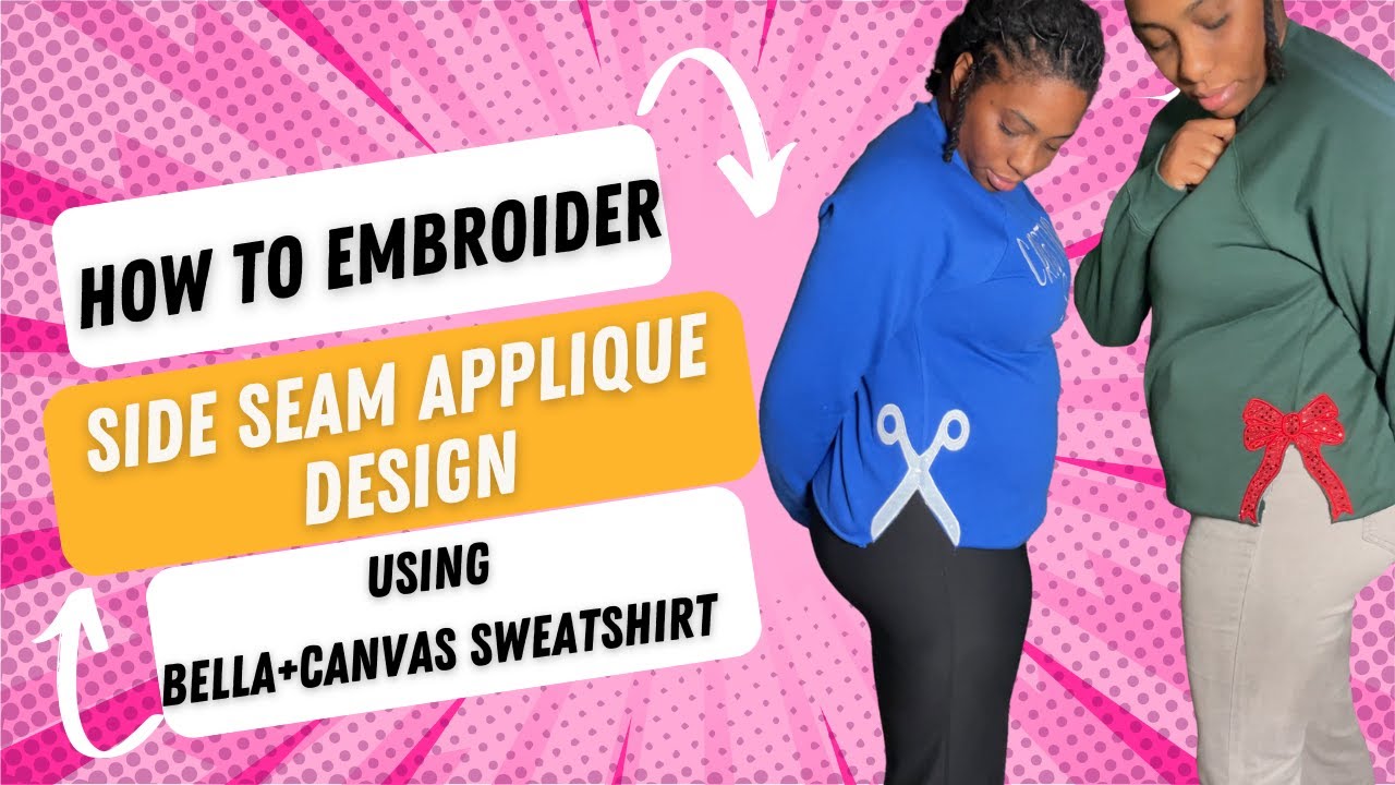 I Mastered Side Seam embroidery Applique and You Can TOO - YouTube