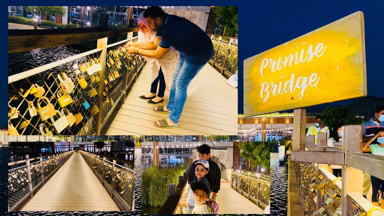 LOVE LOCK BRIDGE in Dubai || the yard DUBAI | LAST EXIT ||PROMISE ...