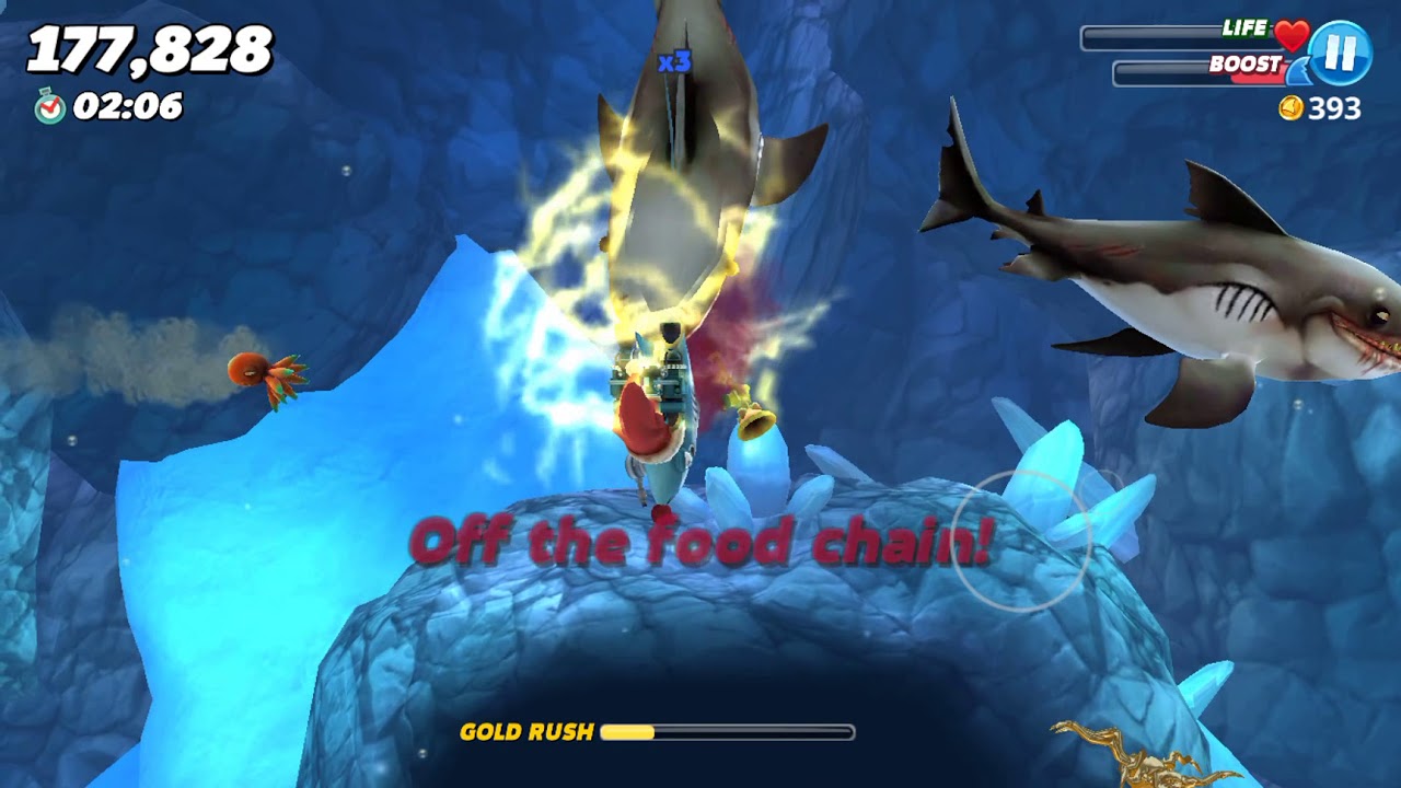 M Sharks Live Contest (thresher shark) Further Swum - Hungry Shark ...