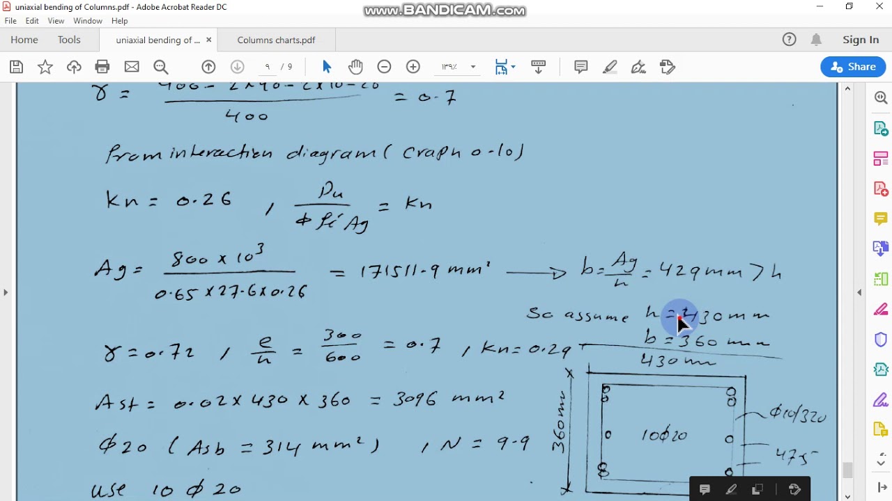 uniaxial bending of Columns lesson 7 - YouTube