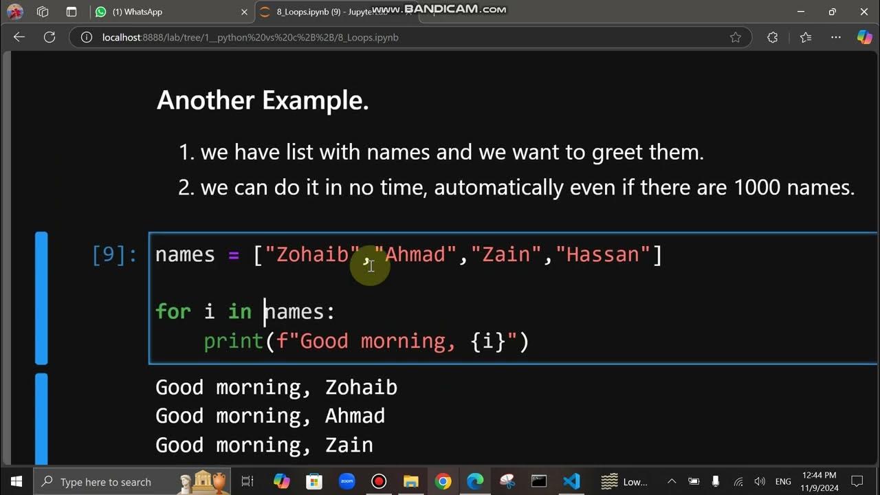 Day 7 - Loops + practice in Python - YouTube