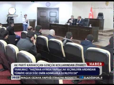 Kanal Fırat Haber - Ak Parti Karakoçan Gençlik Kollarından Ziyaret