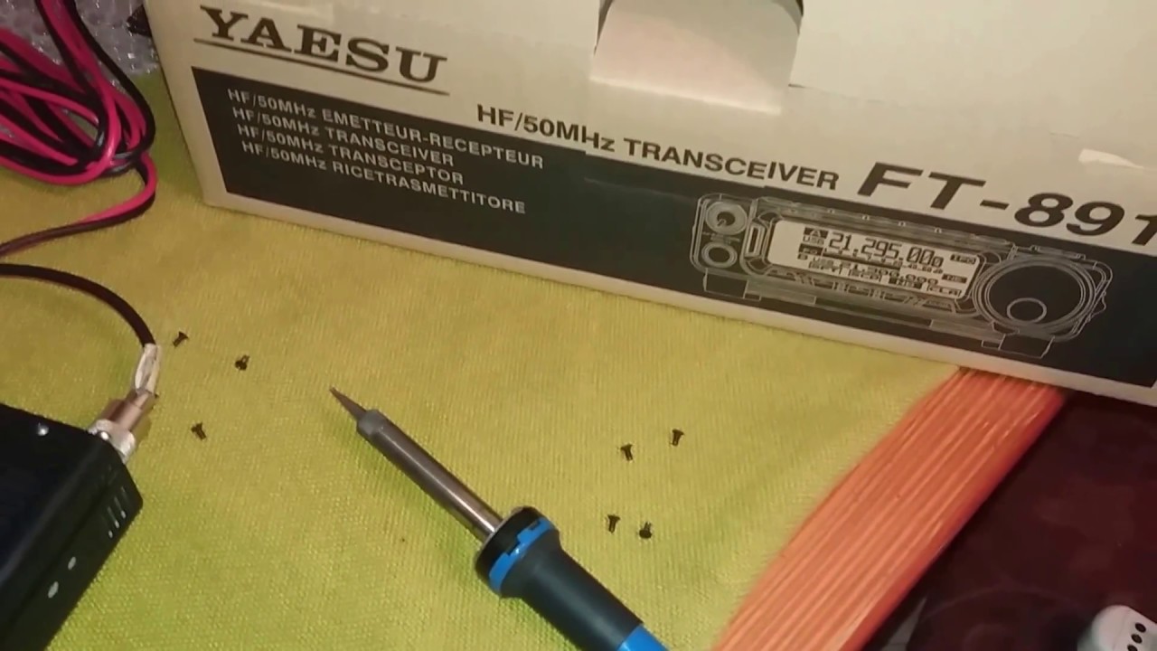 Modificación Mars-Cap del yaesu FT - 891 en Transmision - YouTube