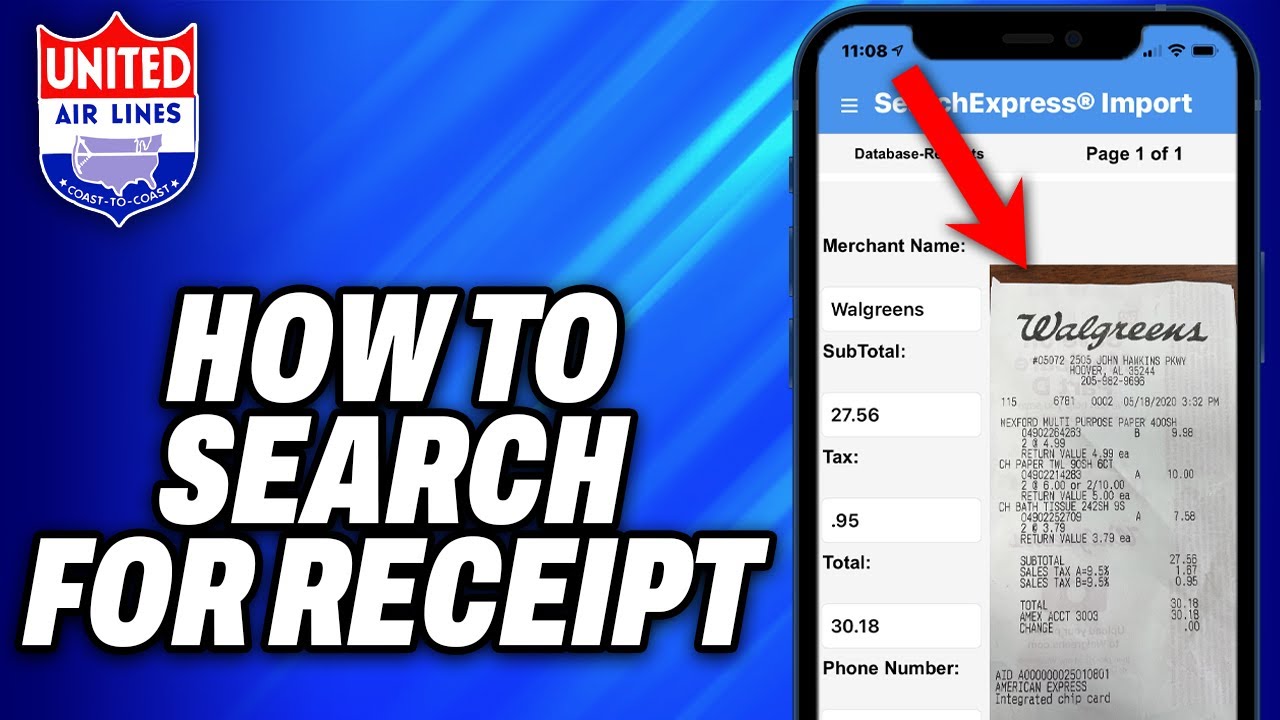 How To Search For Receipt in United Airlines (2024) - Easy Fix - YouTube