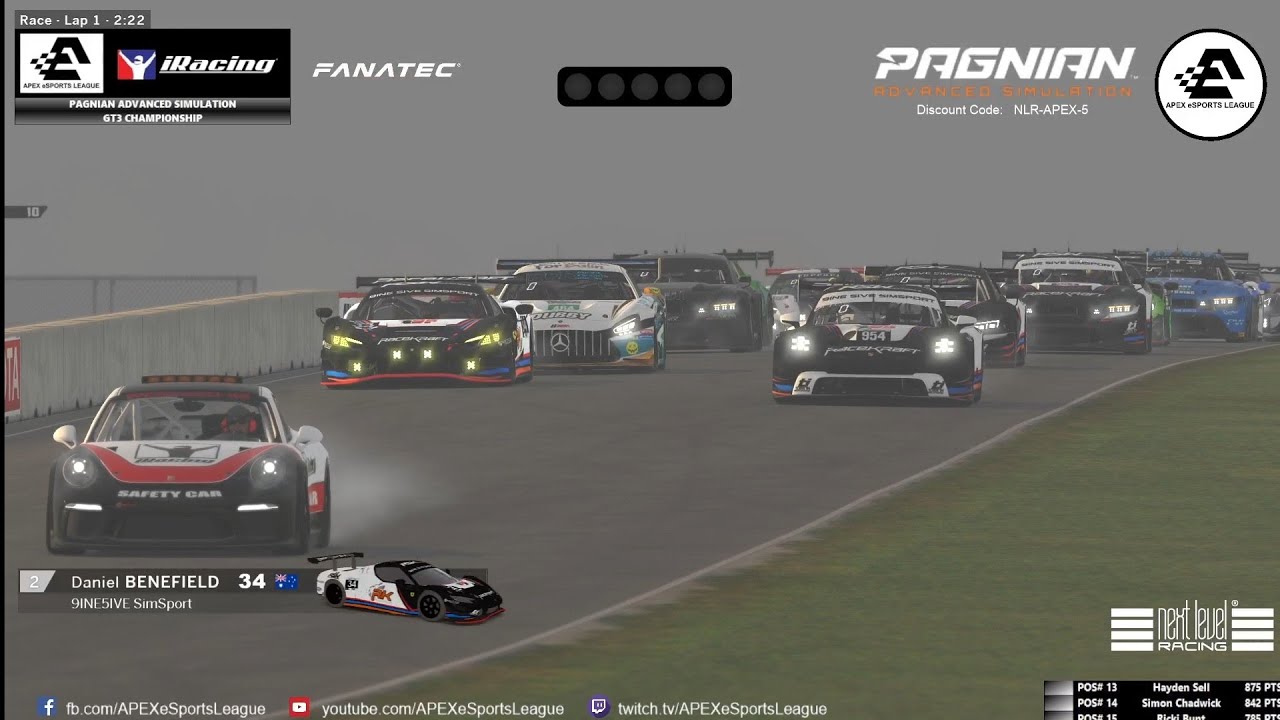 Pagnian Advanced Simulation GT3 Championship - Final Round - Road ...
