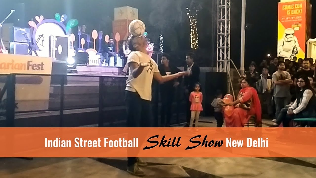 Insane Indian Street Football Skills - New Delhi, Select CityWalk - YouTube