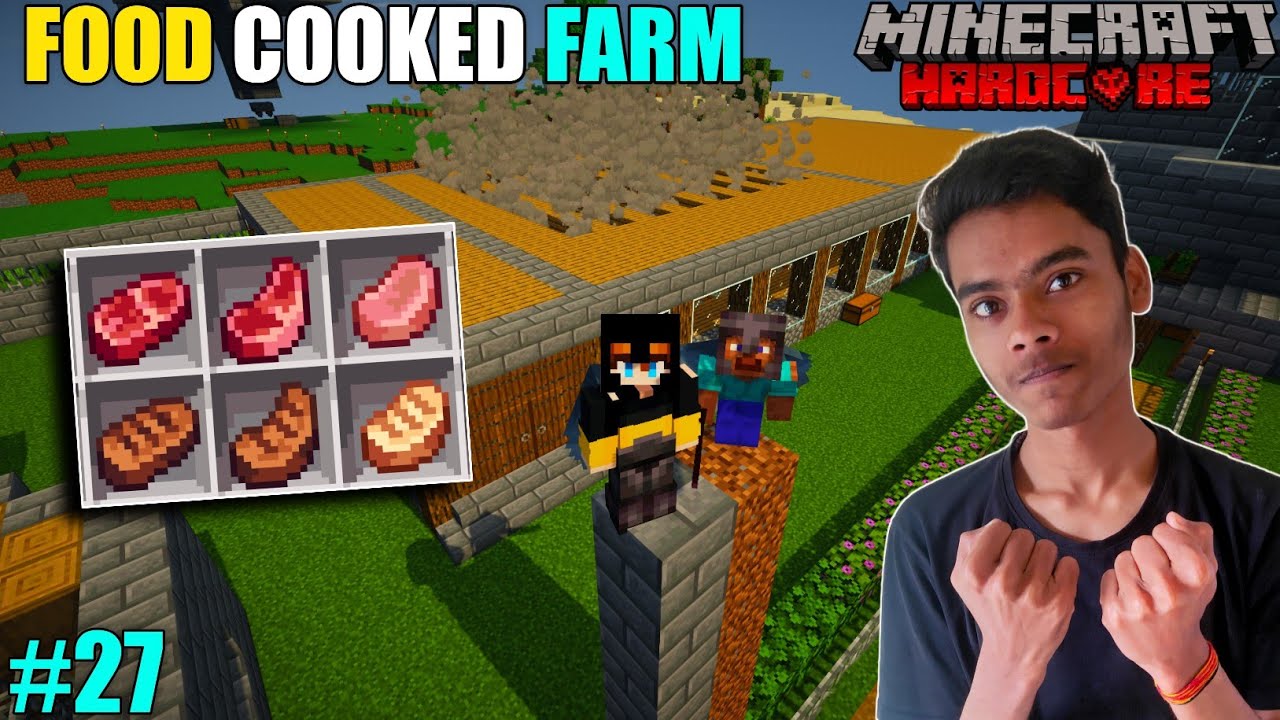 Fuel Less Food Cooked Farm In Minecraft | EP 27 - YouTube