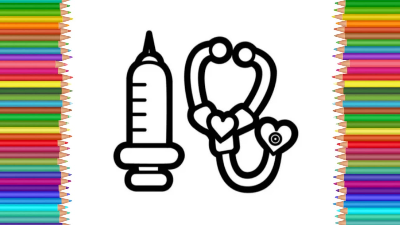 easy drawing medical supplies for children | - YouTube