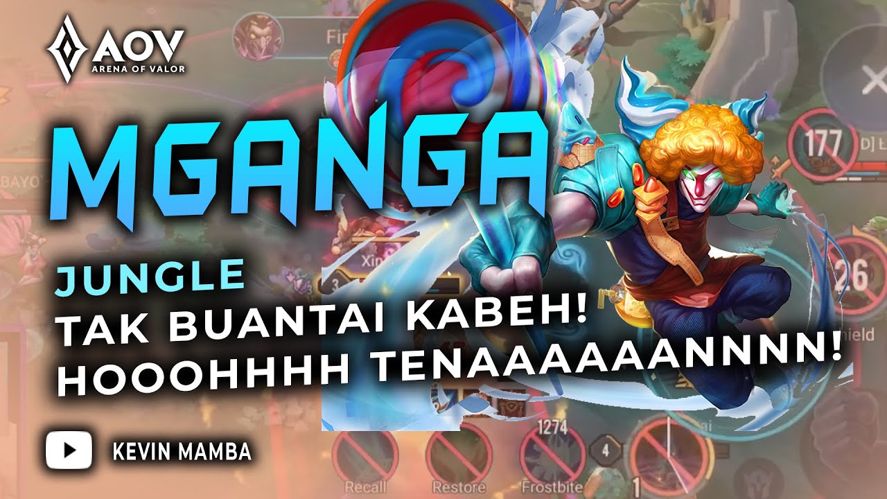 MGANGA JUNGLE GAMEPLAY! HO'OH TENAN!!! | AoV | 傳說對決 | RoV | Liên Quân ...