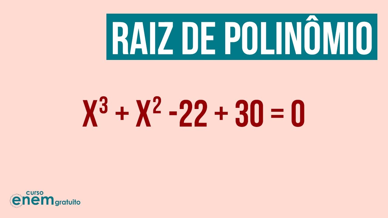 Raiz De PolinÔmios Resumo De Matemática Para O Enem Youtube