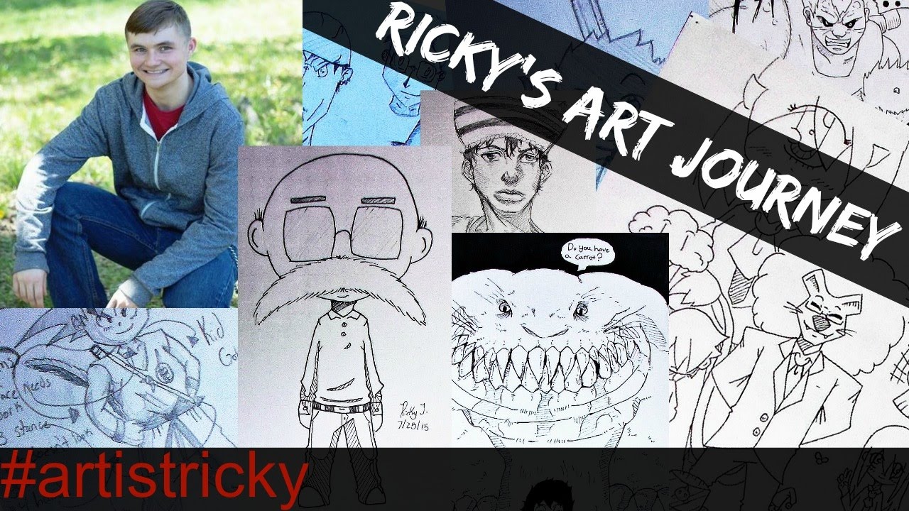 Ricky's Art Journey- #artistricky - YouTube