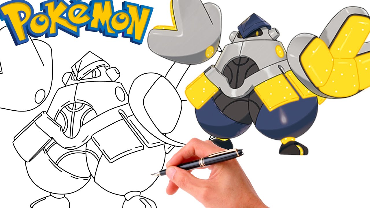 How To Draw IRON HANDS POKEMON #992 | Generation 9 - YouTube