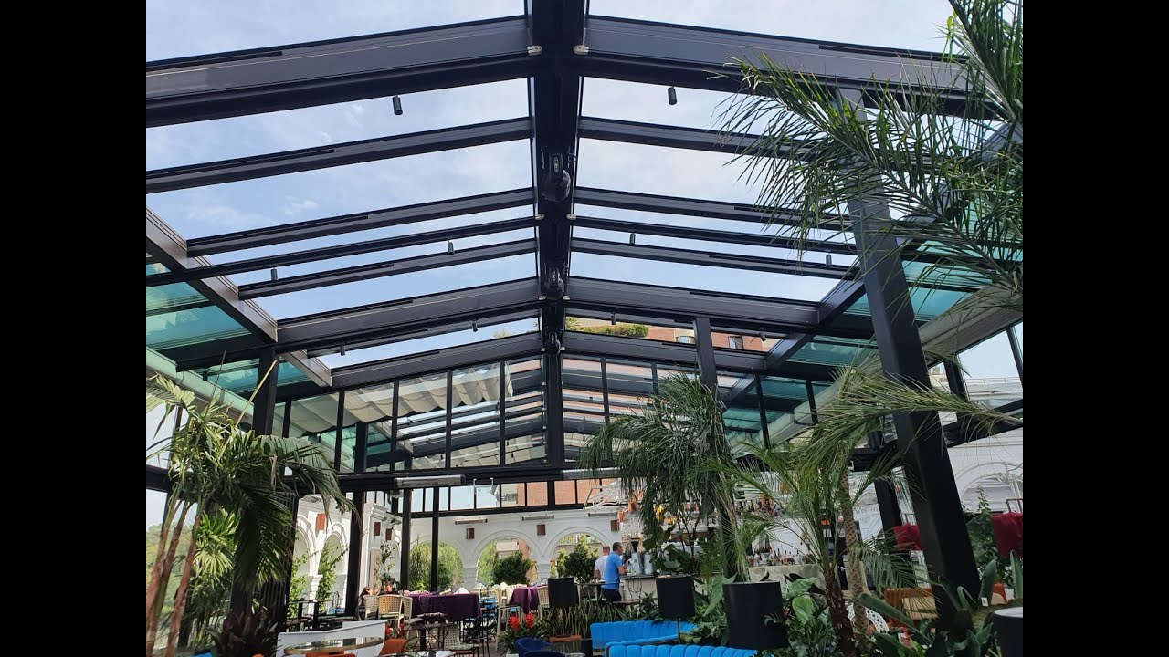 ER-BİR YAPI, SKY OPEN GLASS ROOF, RETRACTABLE SLIDING GLASS ROOF ...