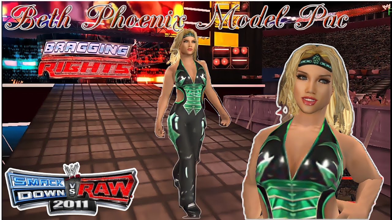 beth phoenix hd texture (2010) model pac for wwe svr 2011 PSP - YouTube