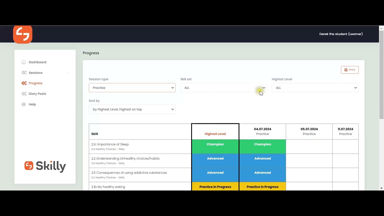 Skilly Tutorial 4. Progress - YouTube