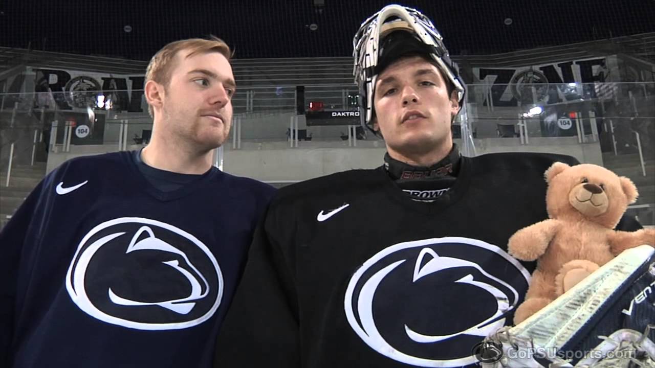 Penn State Hockey vs Union - "Teddy Bear Toss" - YouTube