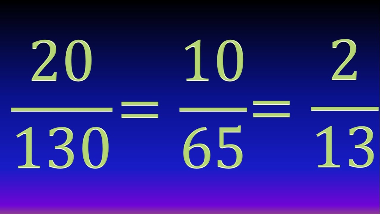 Cómo simplificar fracciones fácilmente (Ejercicio 3) - YouTube