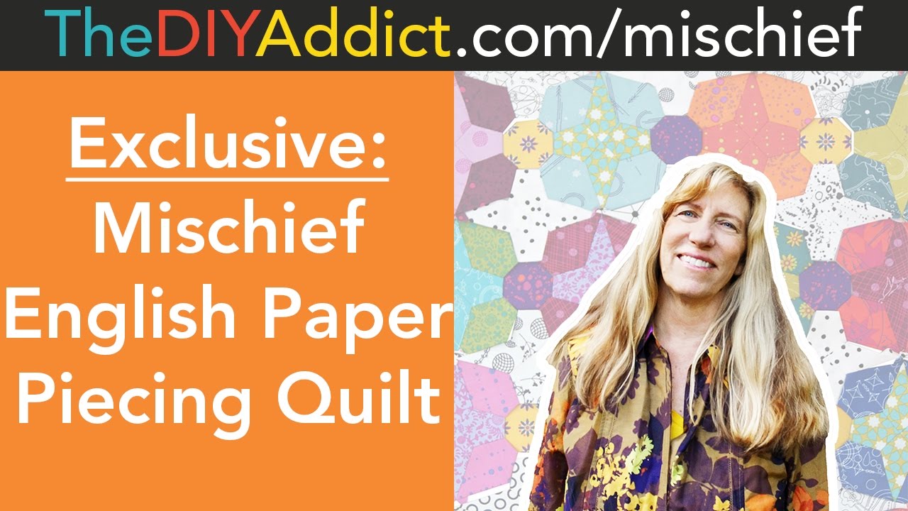 Exclusive: Mischief English Paper Piecing Quilting Kit - YouTube
