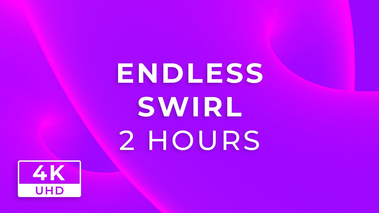 ENDLESS SWIRL 🌀 2 HOURS 🕑 [ Animated 2D Background 4K - Relaxing Music ...