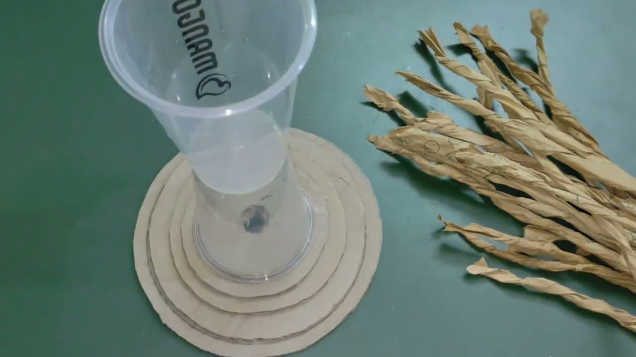 Paper tree house|| no clay, no Mould|| Best out of waste || paper craft ...