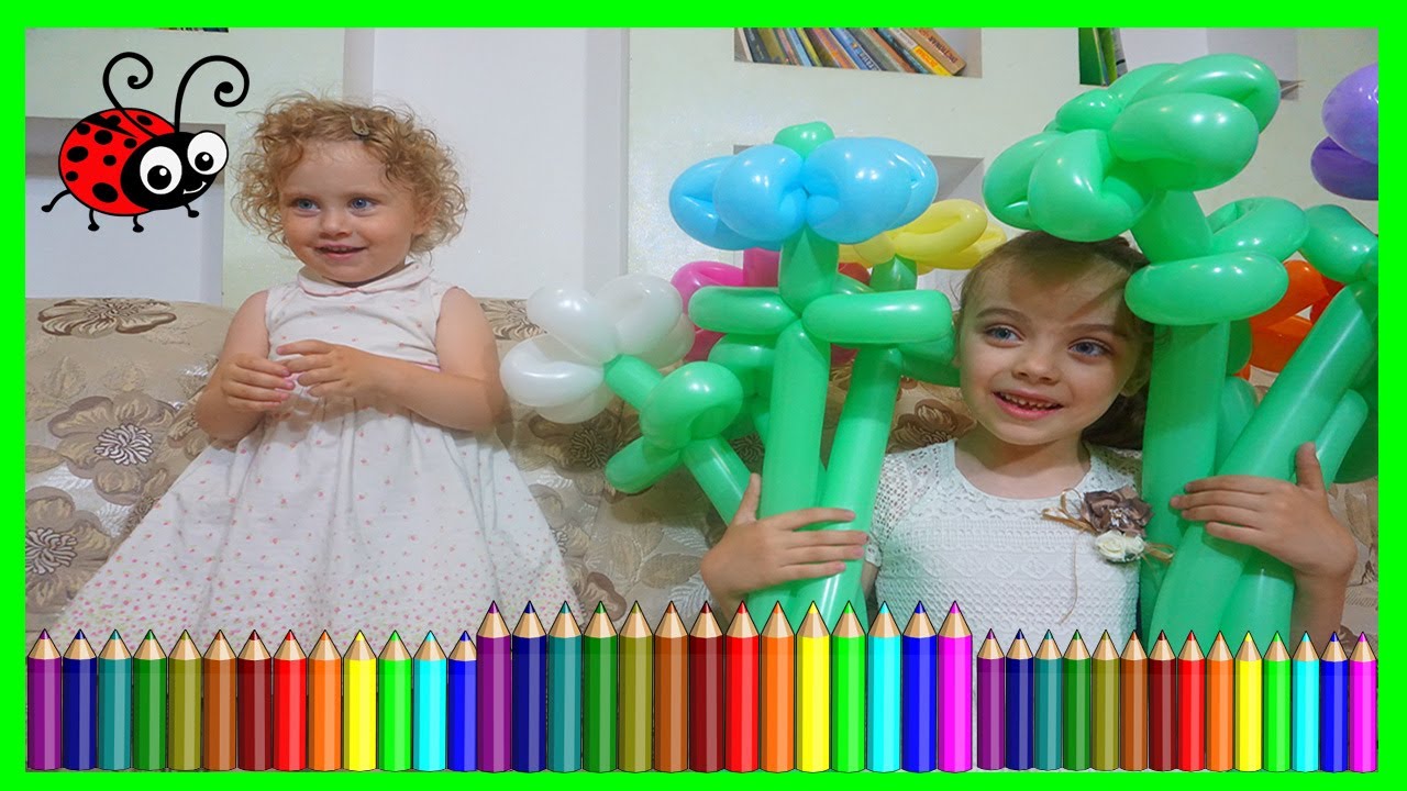 VIDEO EDUCATIV PENTRU CEI MICI☺ Invatam CULORILE☺ Learn colors for KIDS ...