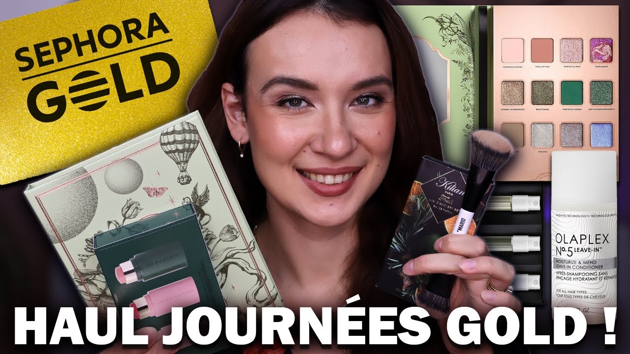 HAUL JOURNÉES GOLD SEPHORA : J'AI TOUT PRIS ! OCTOBRE 2024 - YouTube
